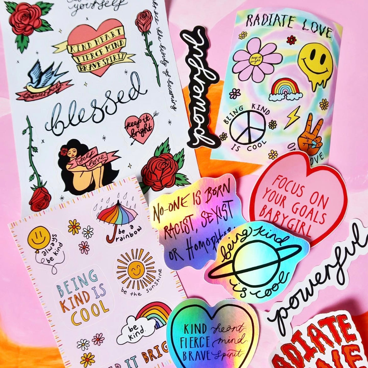 Looking for positive stickers to brighten up your life? – Keep It Bright