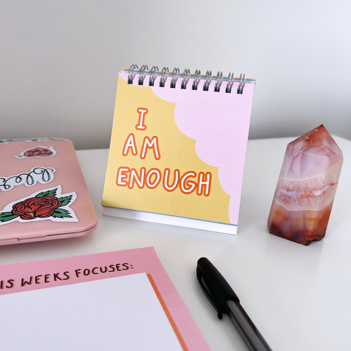 page-a-day affirmation easel | daily desk positive affirmations for ...